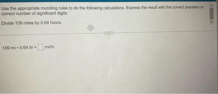Solved Use the appropriate rounding rules to do the | Chegg.com