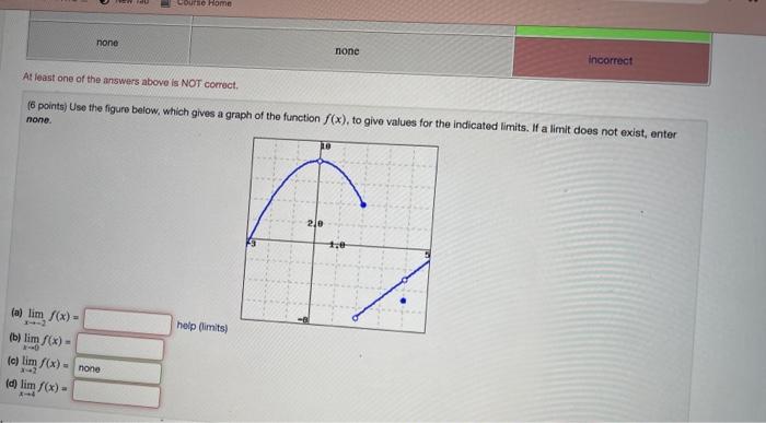 Solved bourne Home none none incorrect At least one of the | Chegg.com