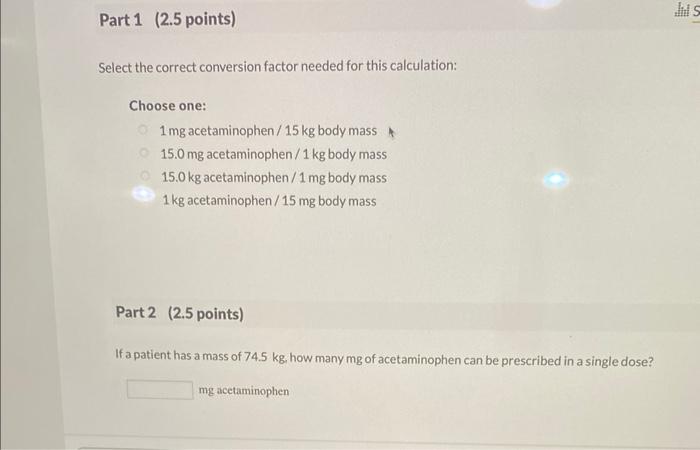 Solved Select the correct conversion factor needed for this | Chegg.com