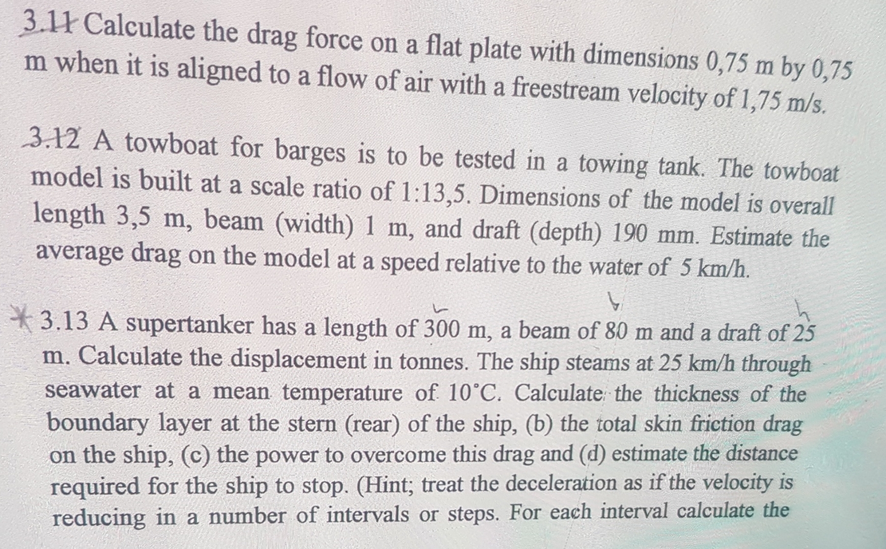 Solved 11 ﻿Calculate the drag force on a flat plate with | Chegg.com