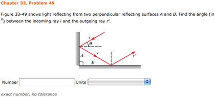 Solved Figure 33-49 shows light reflecting from two | Chegg.com