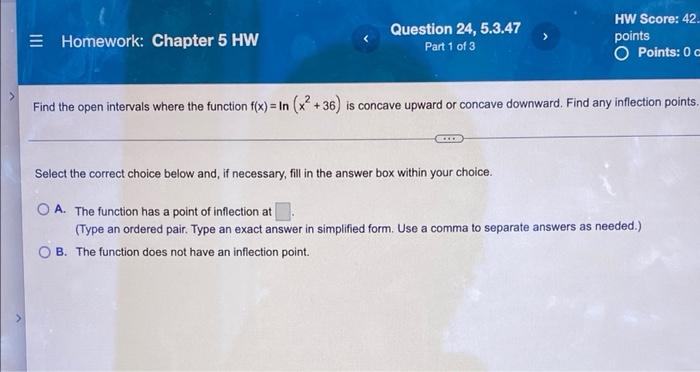 Solved Homework Chapter 5 Hw Question 24 5 3 47 Part 1 Of