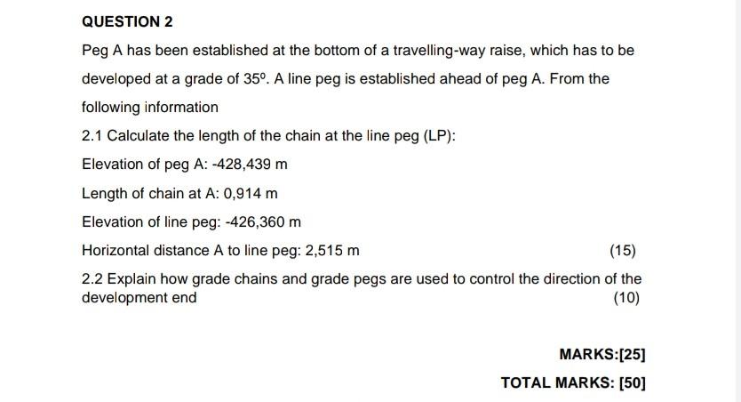 Solved QUESTION 2 Peg A has been established at the bottom | Chegg.com