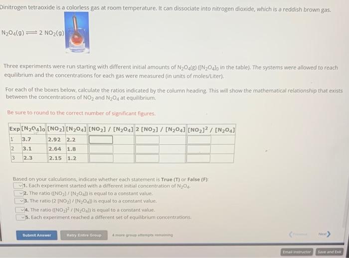 Solved Three experiments were run starting with different | Chegg.com