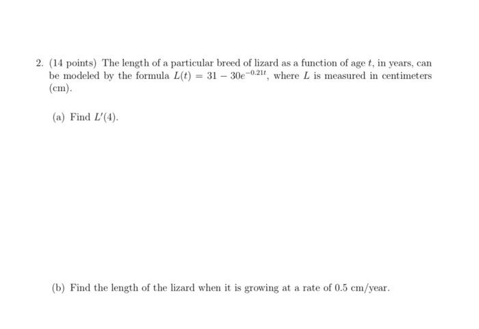 Solved 2. (14 points) The length of a particular breed of | Chegg.com Solved 2. (14 points) The length of a particular breed of | Chegg.com
