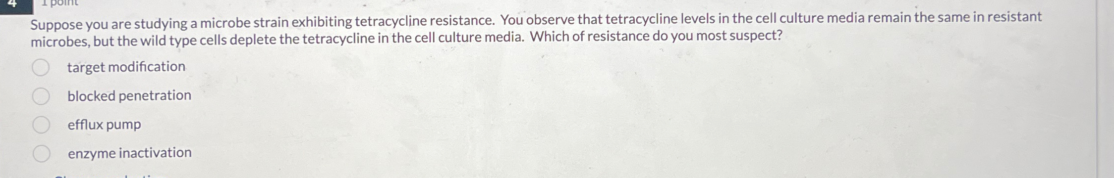 Solved Suppose you are studying a microbe strain exhibiting | Chegg.com