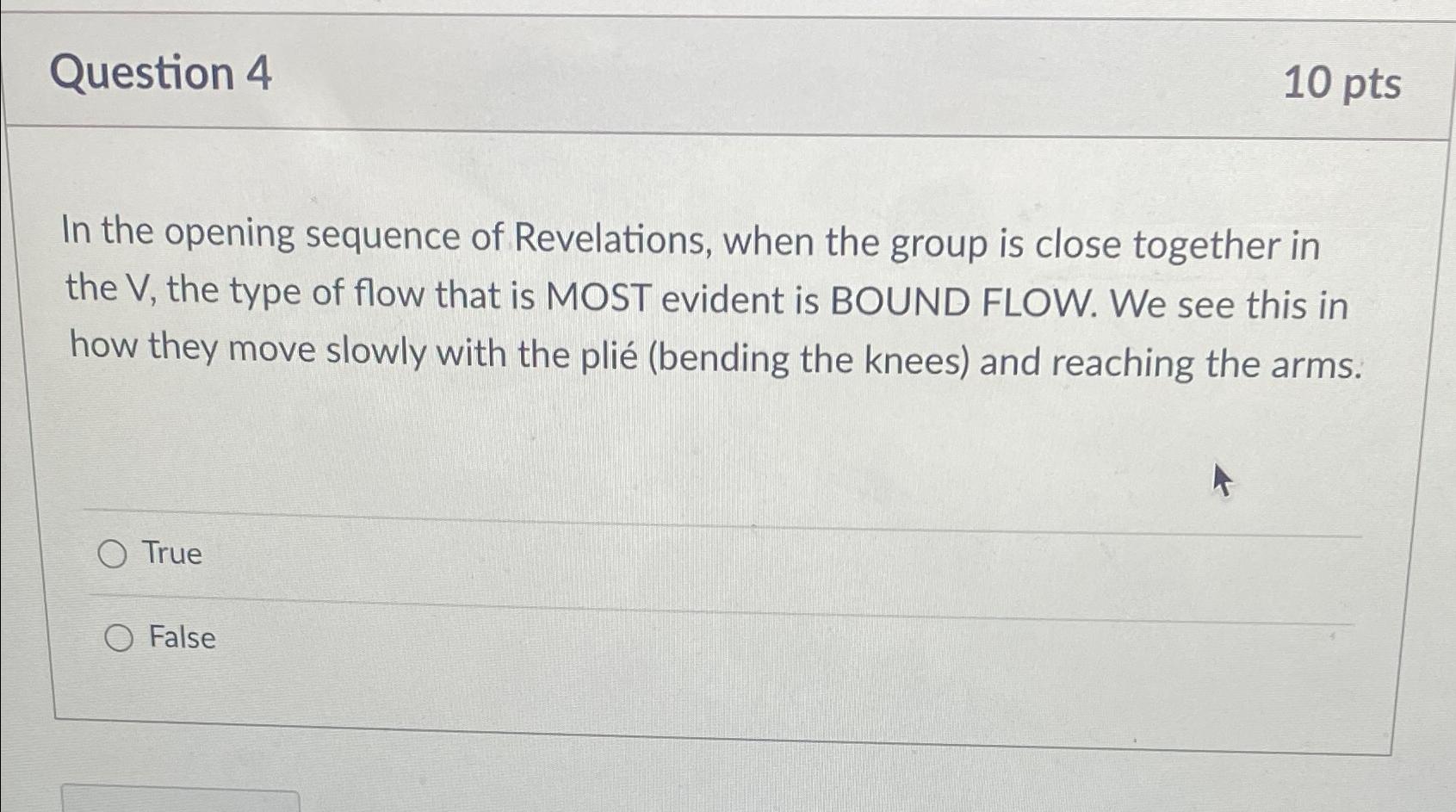 Solved Question 410 ﻿ptsIn the opening sequence of | Chegg.com