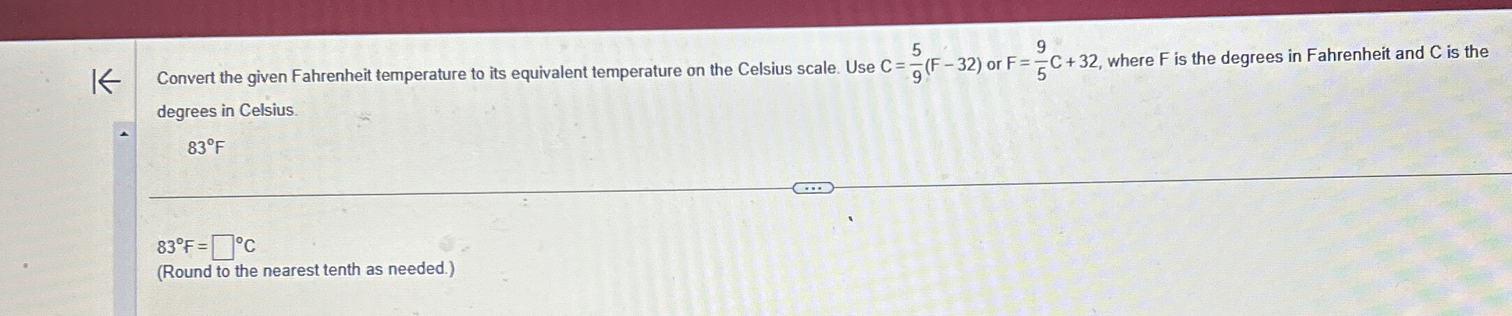 Solved Convert the given Fahrenheit temperature to its | Chegg.com