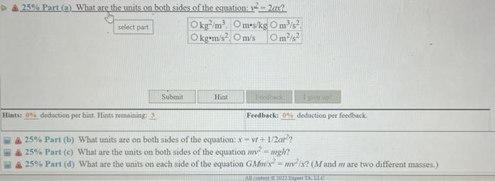 Solved Symbol Unit Quantity Abbreviation m mass kg kilogram | Chegg.com