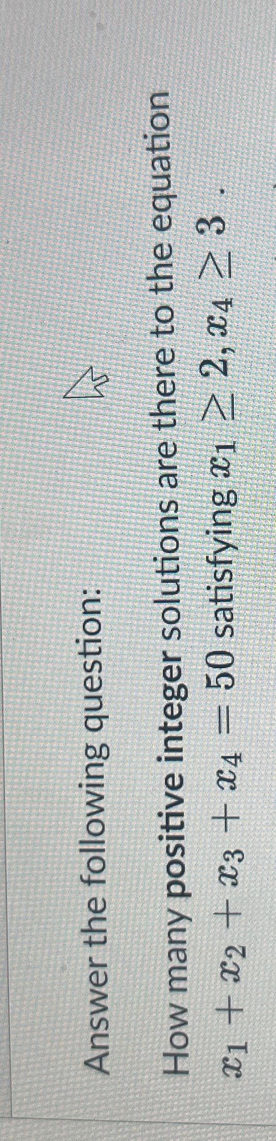 Solved Answer the following question:How many positive | Chegg.com