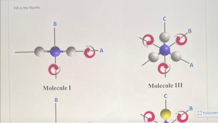 Solved How many axes of rotation does molecule 3 have? (its | Chegg.com
