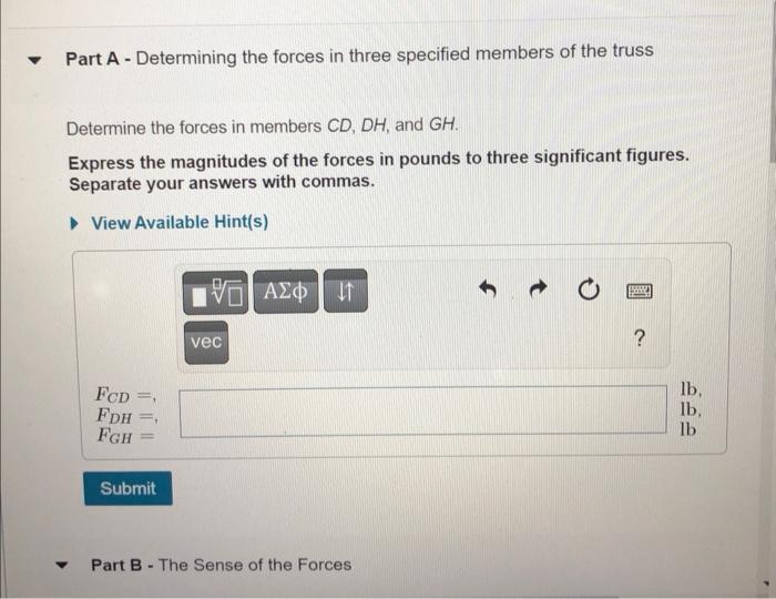 Solved The Method of Sections To apply the method of | Chegg.com