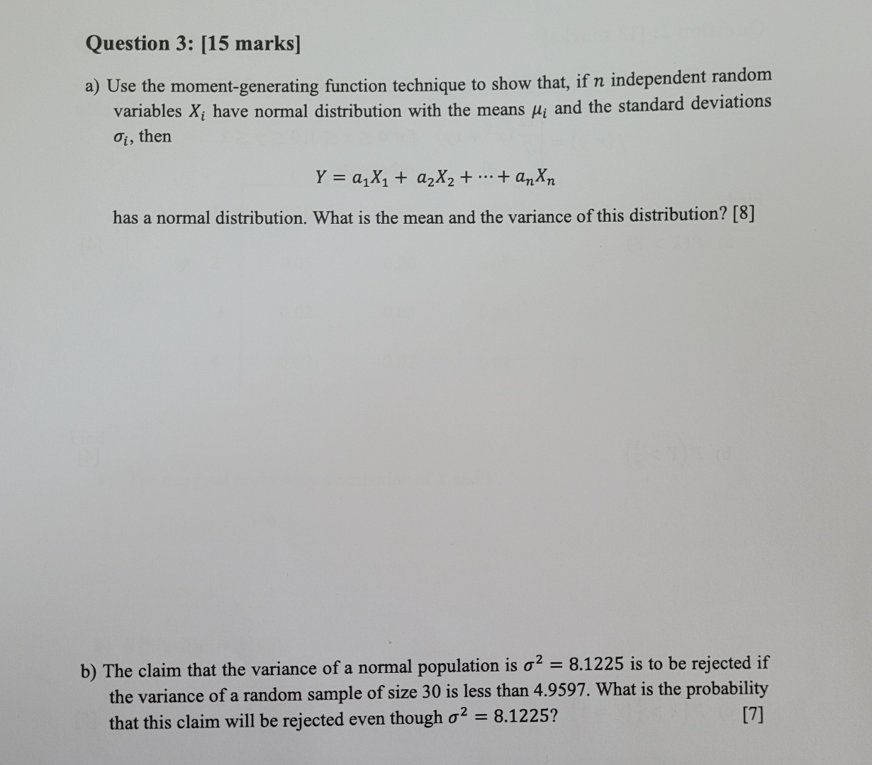 Solved How to solve a) ﻿Use the moment-generating function | Chegg.com
