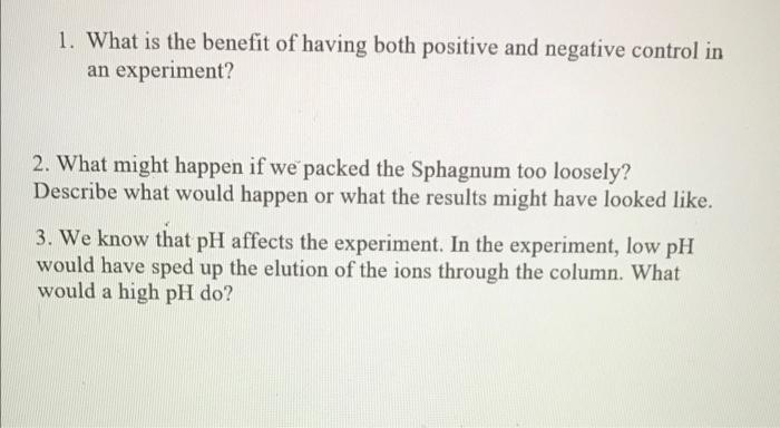 Solved 1. What is the benefit of having both positive and | Chegg.com