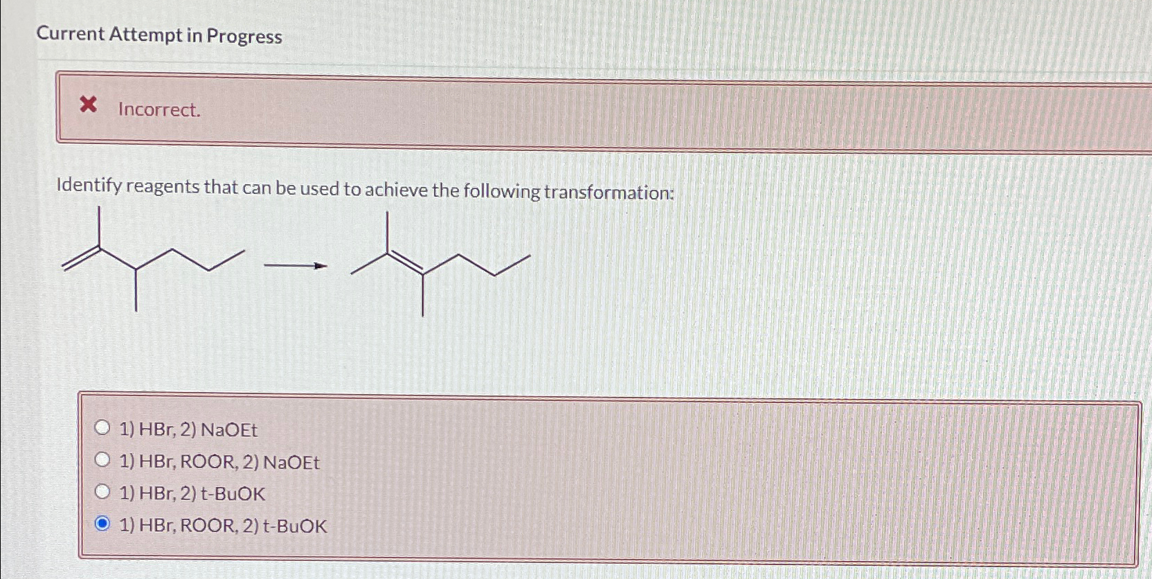 Current Attempt in ProgressIncorrect.Identify | Chegg.com