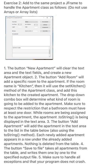 Solved programing lab 2 in java Exercise 1: Create two | Chegg.com