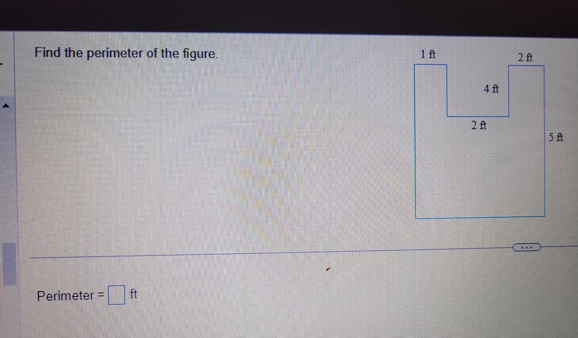 Solved Find the perimeter of the figure. | Chegg.com