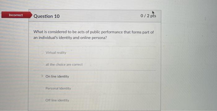 Solved What is considered to be acts of public performance | Chegg.com