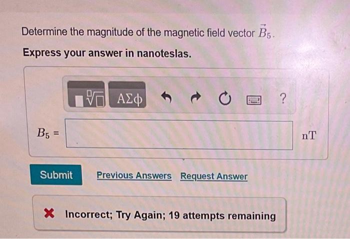 Solved 2 Review Part A The magnetic field vector B, at point | Chegg.com