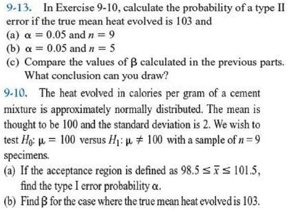 Solved In Exercise 9-10, calculate the probability of a type | Chegg.com