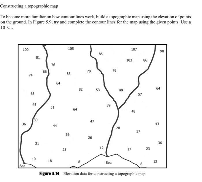 Solved 1. Convert into ground distance the following map | Chegg.com