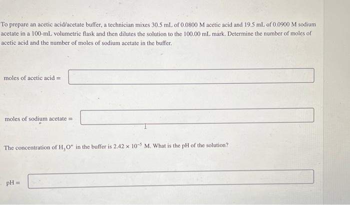 Solved Write the equilibrium equation for the acetic | Chegg.com