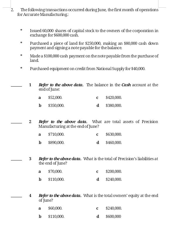 Solved Chapter 3-2 Student Number Name 1. Enter the | Chegg.com
