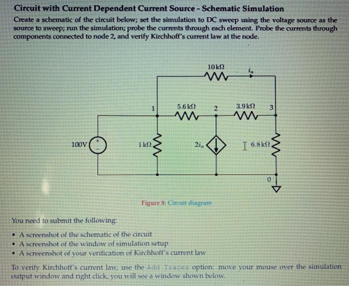 Solved Circuit with Current Dependent Current Source - | Chegg.com