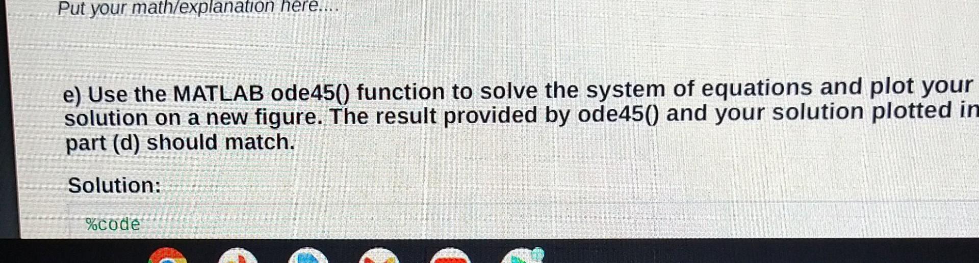 Solved Problem 3: Consider the differential equation | Chegg.com
