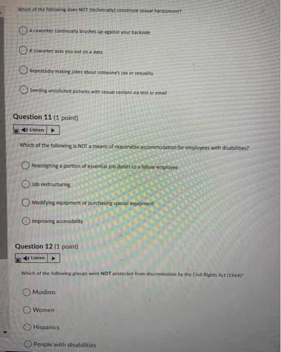Solved Which of the following does NOT technically | Chegg.com