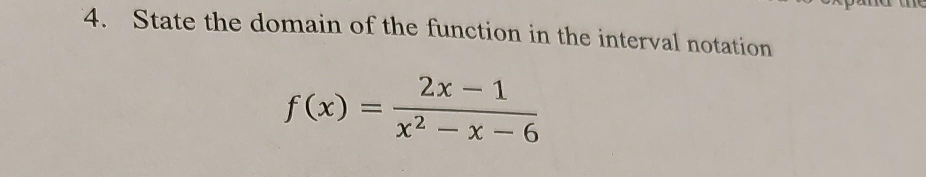 Solved State the domain of the function in the interval | Chegg.com