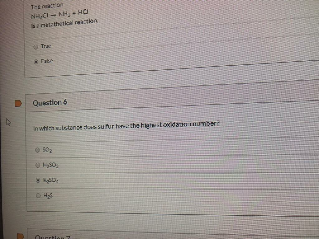 Solved The reaction NHACI - NH3 + HCI is a metathetical | Chegg.com