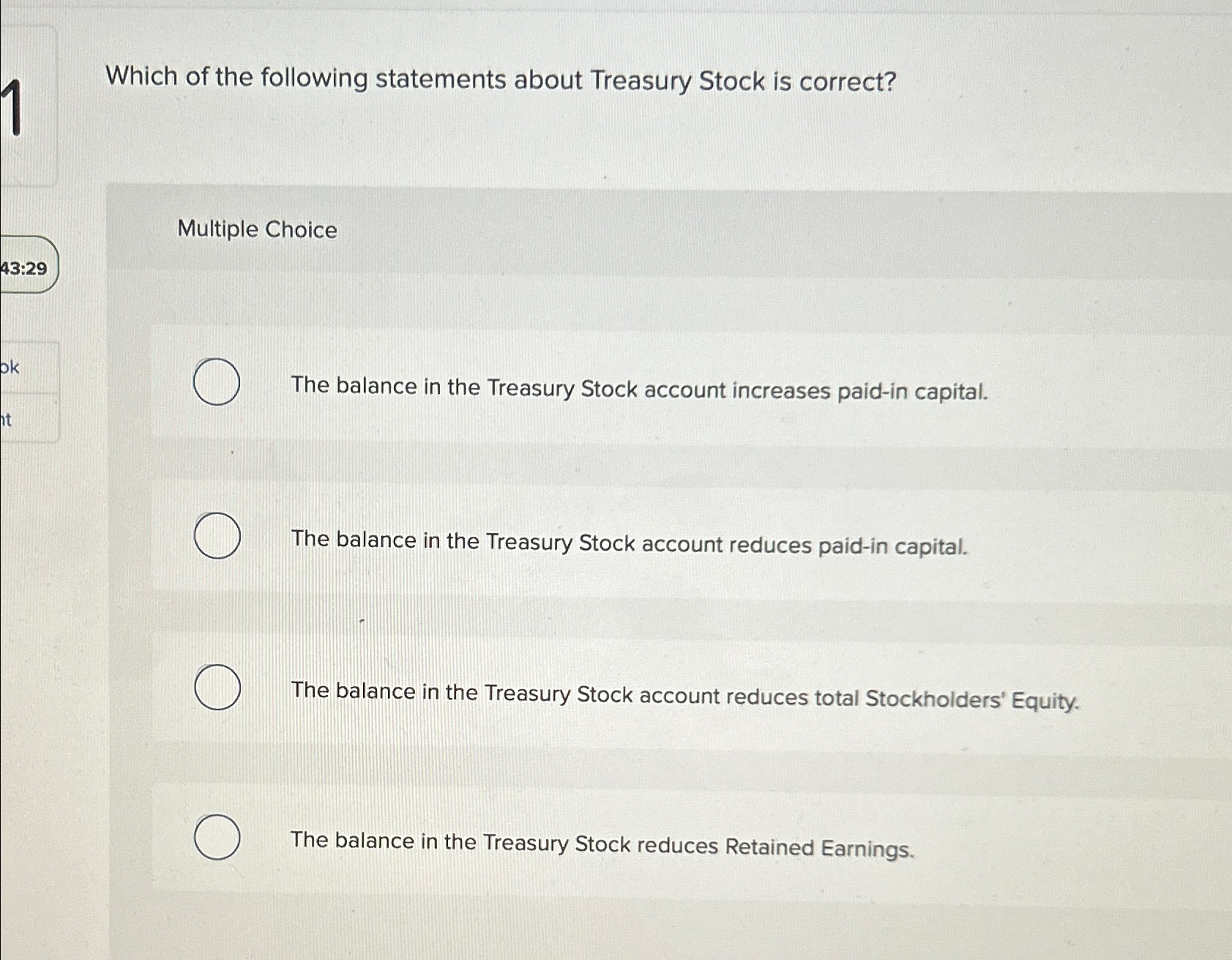 Solved Which of the following statements about Treasury | Chegg.com