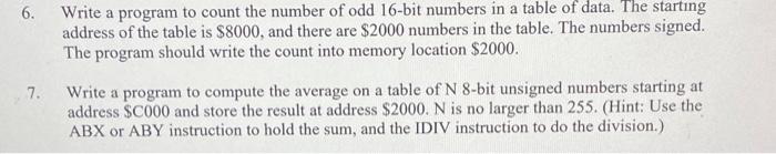 Solved 6. Write a program to count the number of odd 16-bit | Chegg.com