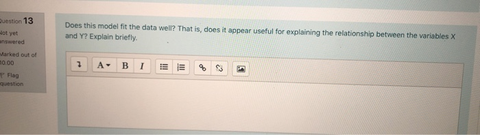 Solved This Gretl output is from a simple regression of Y on | Chegg.com