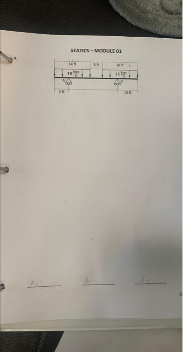 Solved STATICS - MODULE 01 STATICS-MODULE 01 | Chegg.com