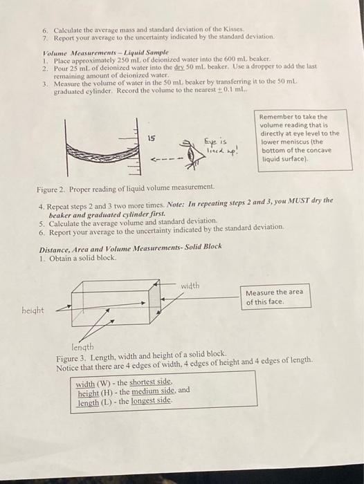 6. Calculate the average mass and standard deviation | Chegg.com