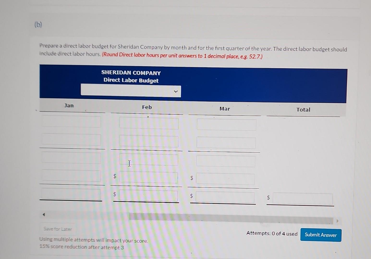 Solved Sheridan Company makes and sells artistic frames for | Chegg.com