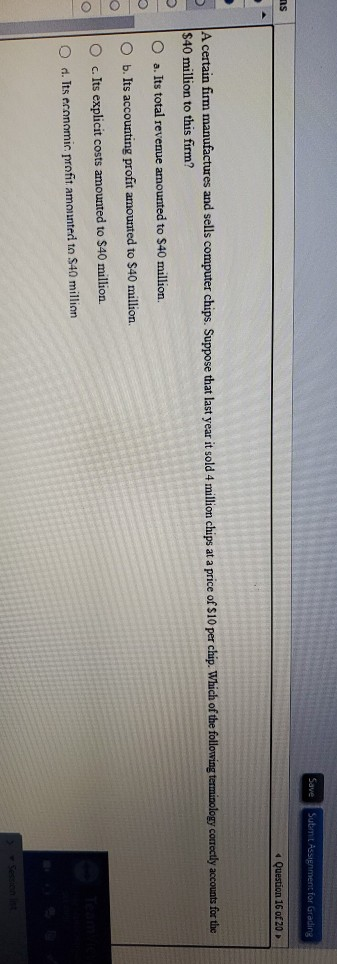 Solved Save Submit Assignment for Grading ns Question 16 of | Chegg.com Solved Save Submit Assignment for Grading ns Question 16 of | Chegg.com