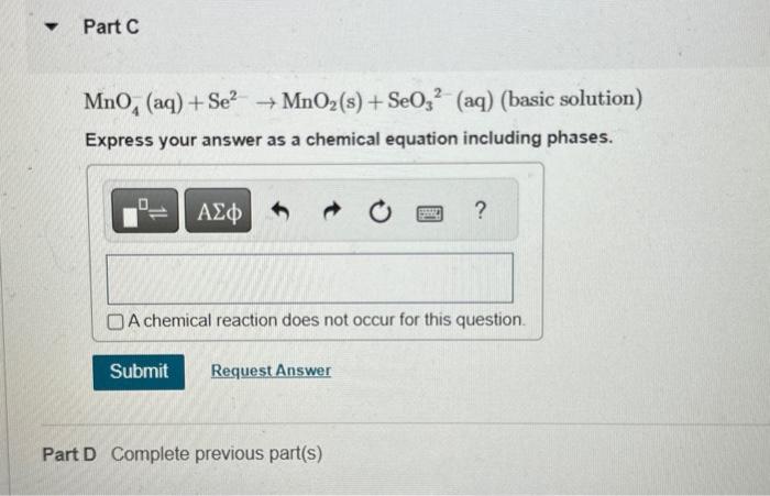 Solved Cr2O72−(aq)+S2−(aq)→Cr3+(aq)+SO42−(aq) (acidic | Chegg.com