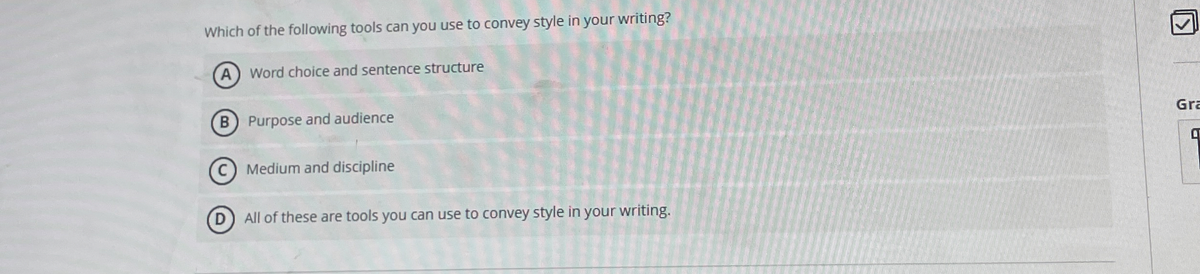Solved Which of the following tools can you use to convey | Chegg.com