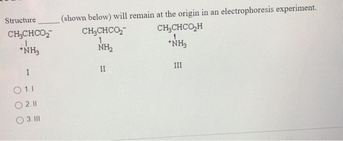 Solved Structure CH,CHCO, *NH3 (shown below) will remain at | Chegg.com