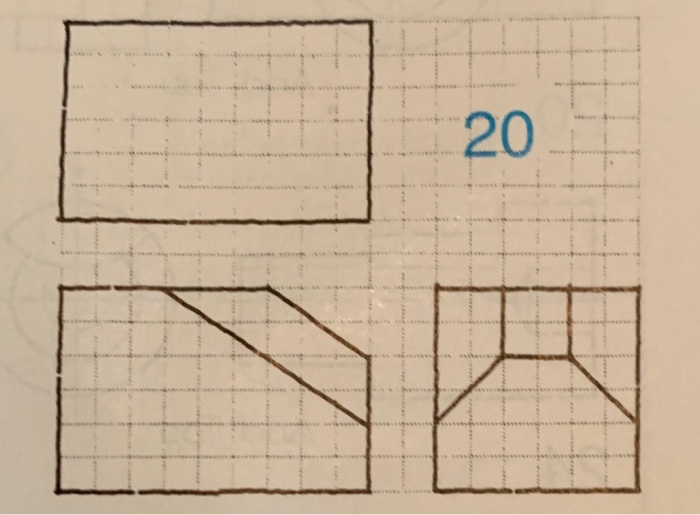 Solved Sketch the views on a graph paper and add the missing | Chegg.com