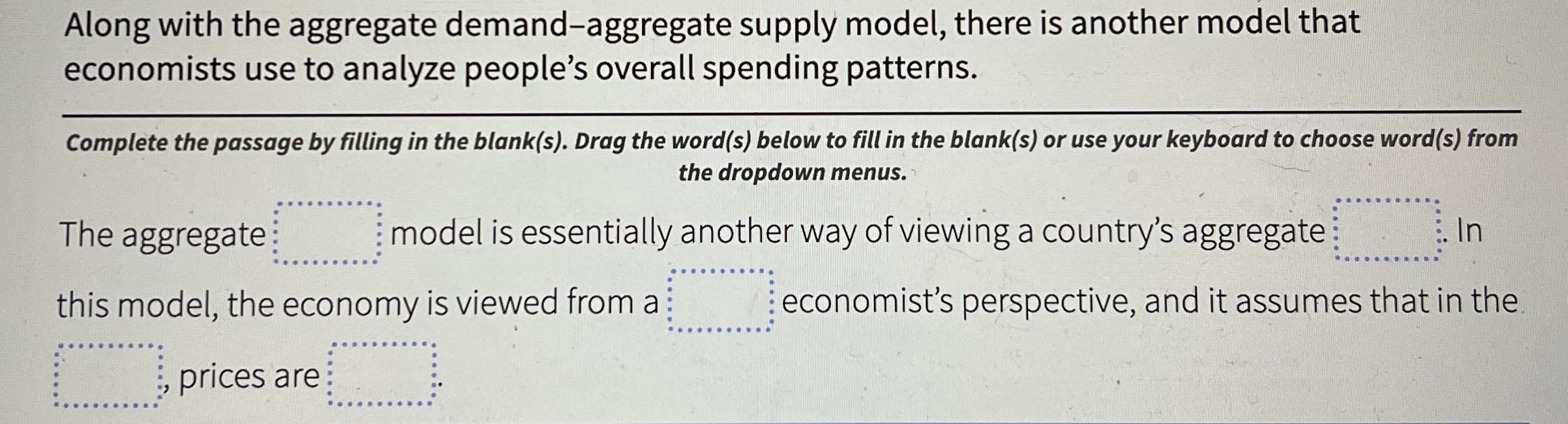 Solved Along with the aggregate demand-aggregate supply | Chegg.com