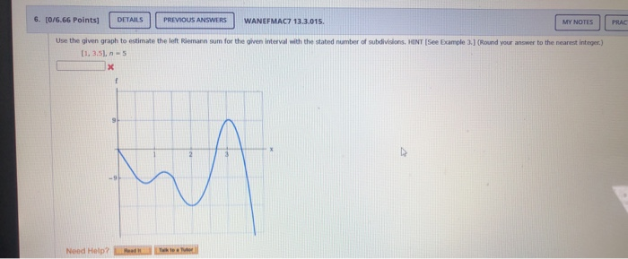 Solved 6. [0/6.66 Points) DETAILS PREVIOUS ANSWERS WANEFMAC7 | Chegg.com