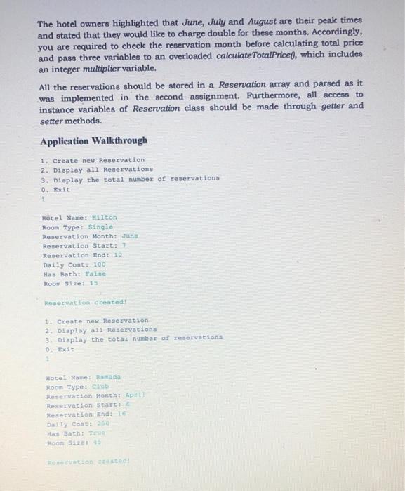 Solved This week, you are expected to improve your existing | Chegg.com
