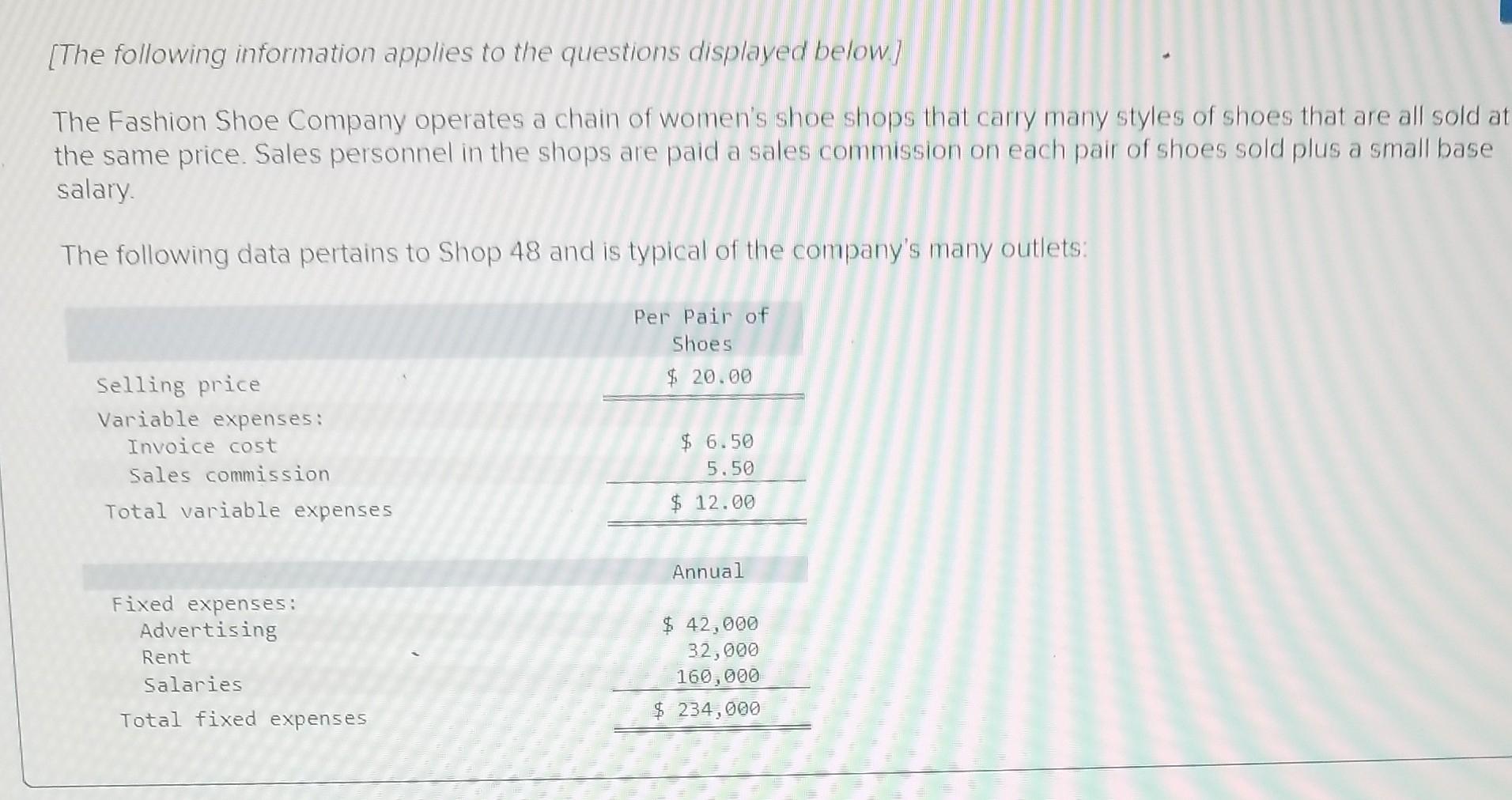 Solved [The following information applies to the questions | Chegg.com