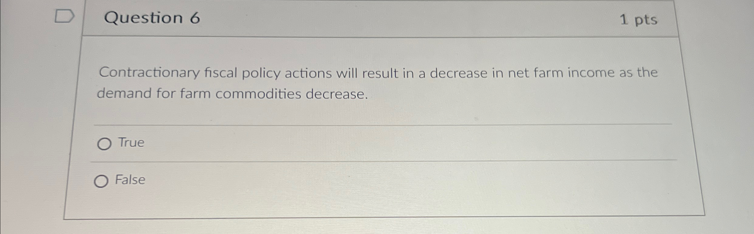 Solved Question 61ptsContractionary fiscal policy actions | Chegg.com
