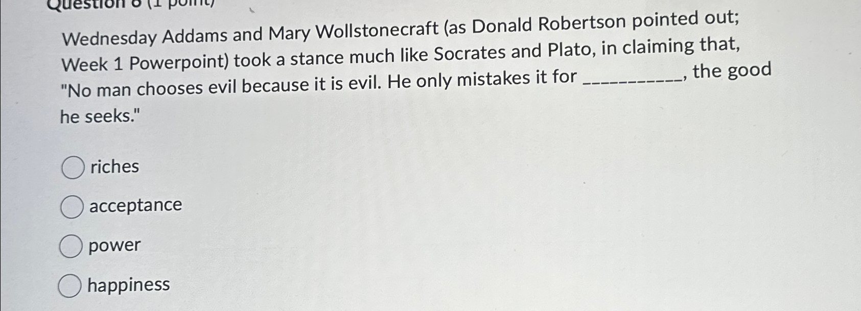 Solved Wednesday Addams and Mary Wollstonecraft (as Donald | Chegg.com