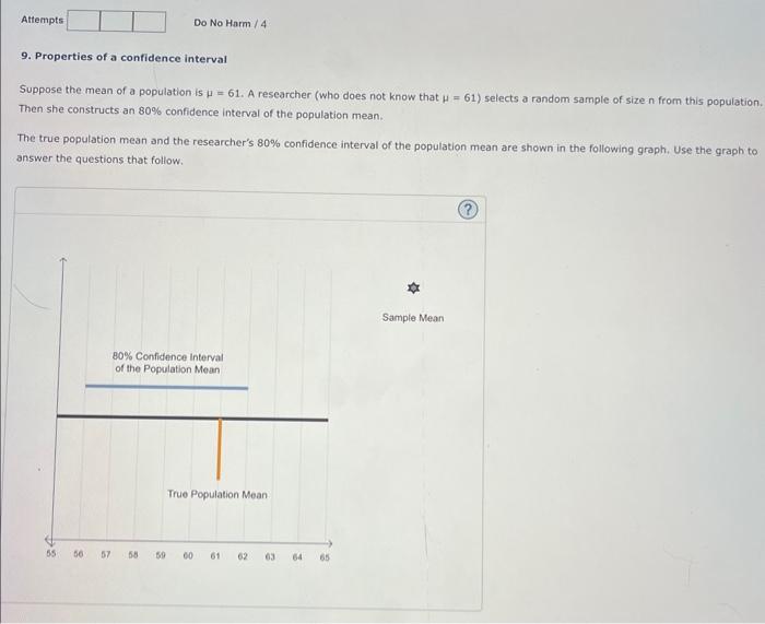 Solved 9. Properties of a confidence interval Suppose the | Chegg.com
